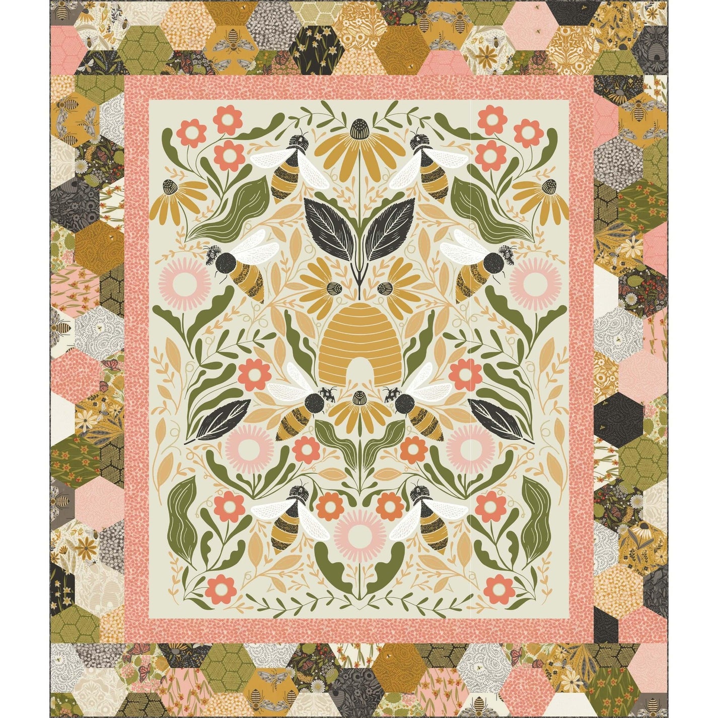 Bee Garden Quilt Pattern - from Moda Fabrics – Gingiber