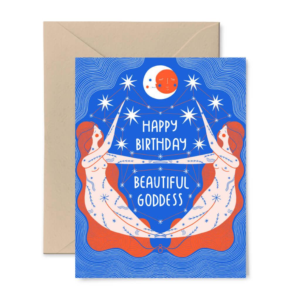 Beautiful Goddess Card – Gingiber