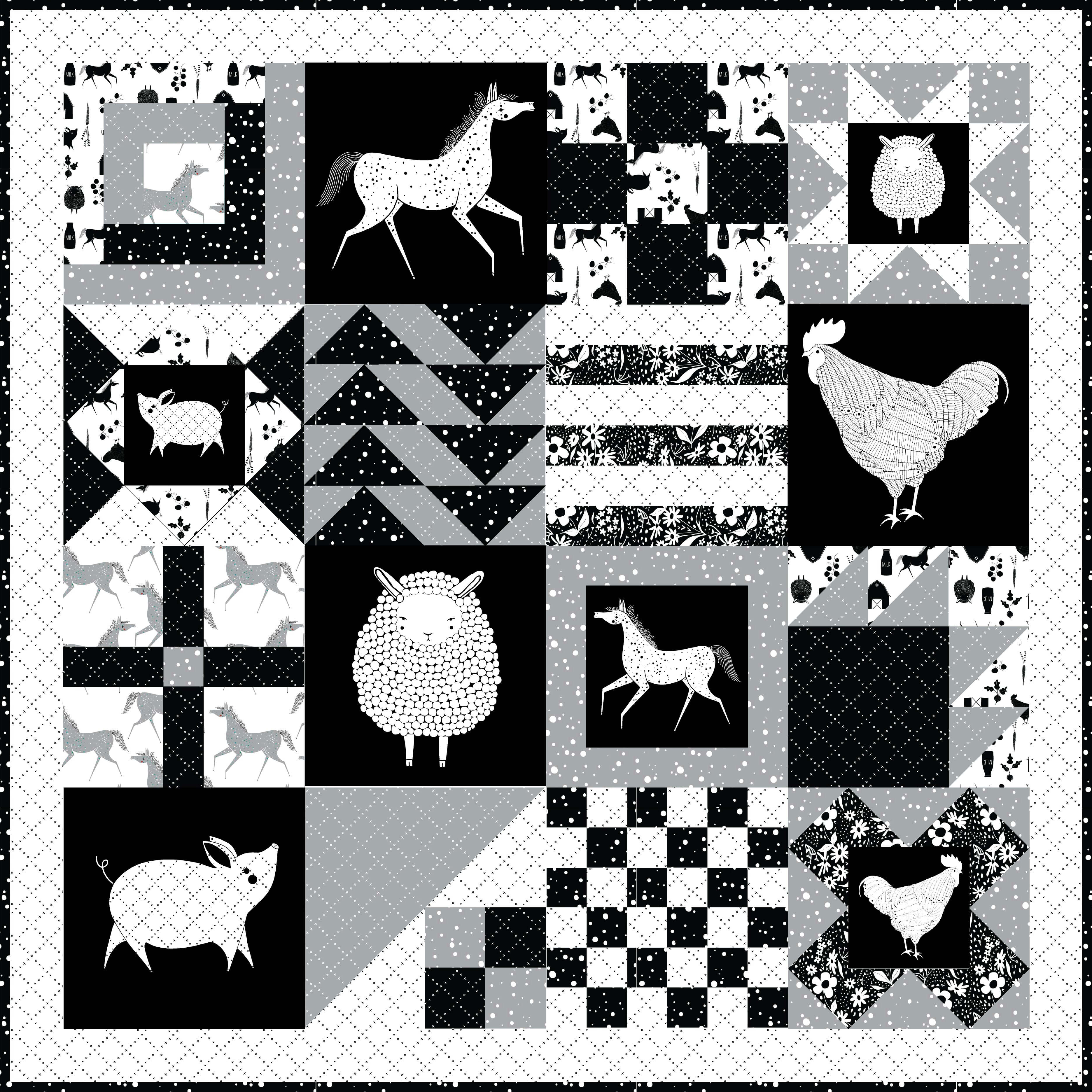 Lucky Charm Quilt Pattern - PDF – Gingiber