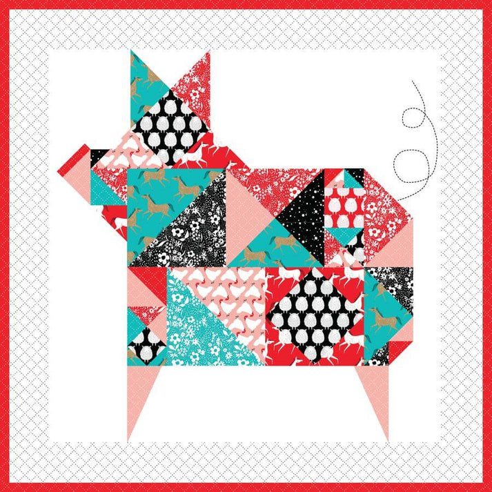 Patchwork Pig Quilt Pattern - PDF – Gingiber