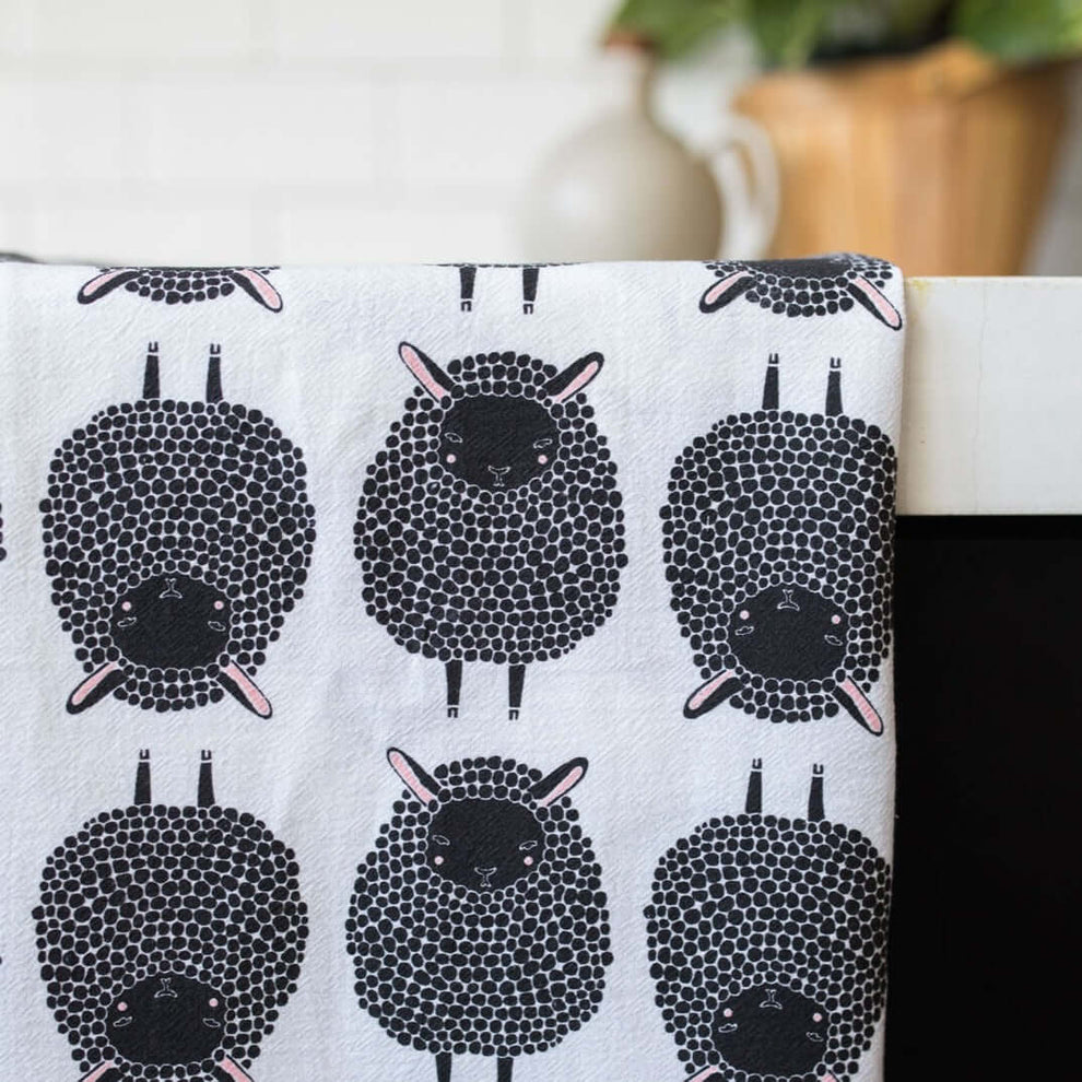Sheep Tea Towel – Gingiber