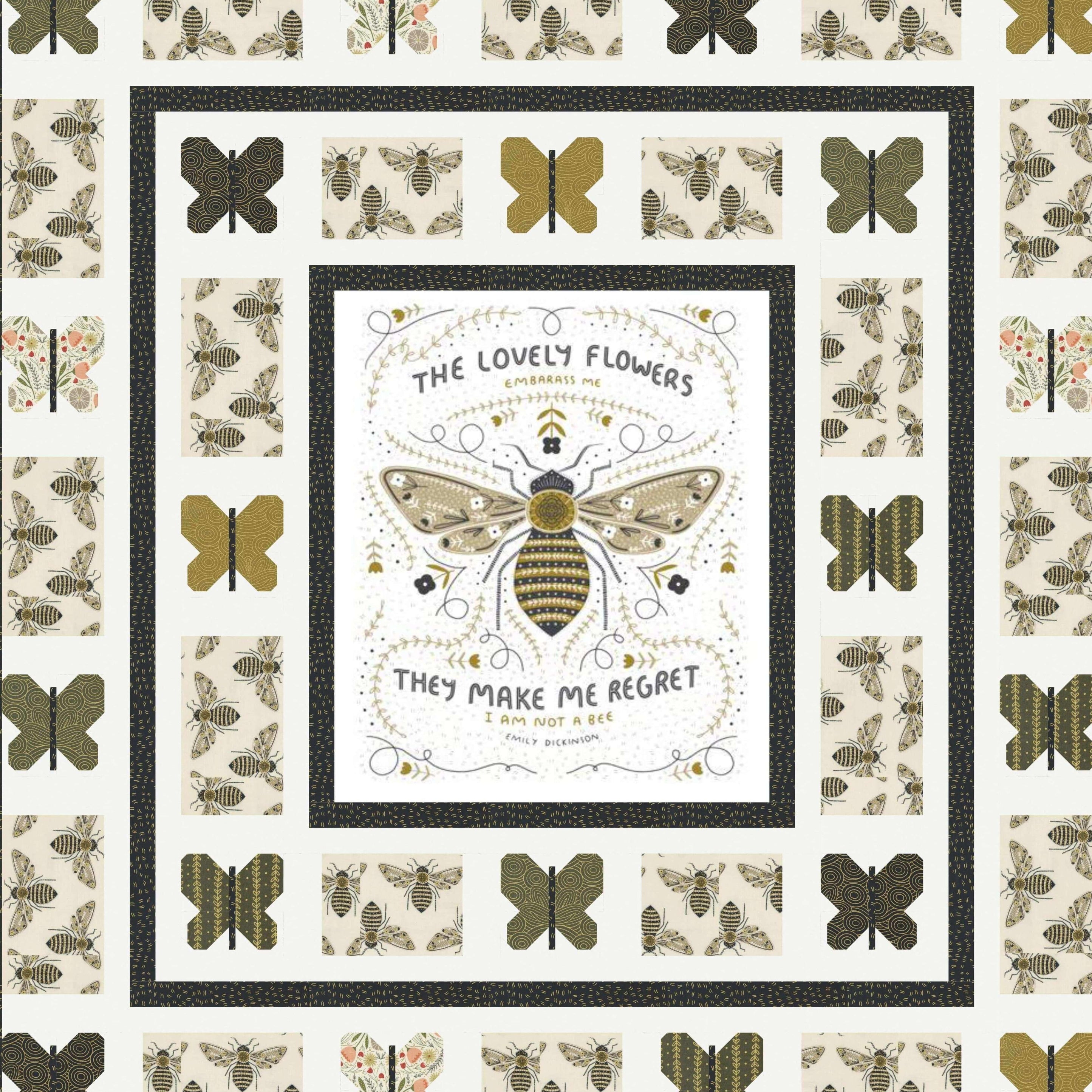 Happiness is a Butterfly Quilt Pattern - PDF – Gingiber